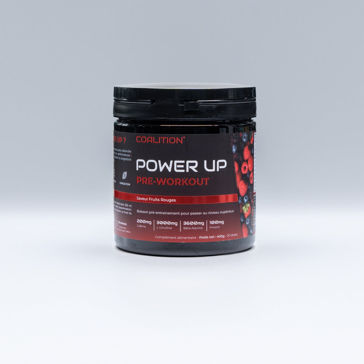Pre Workout | POWER-UP | Coalition Nutrition | Nassim Sahili