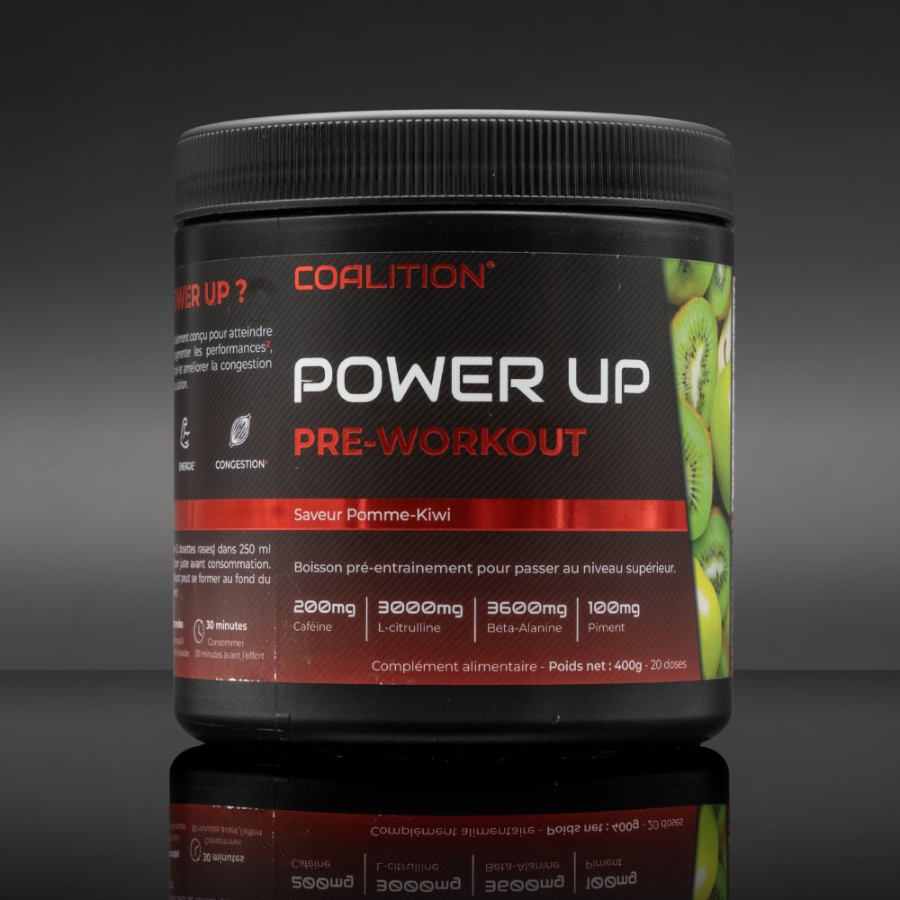 Pre Workout | POWER-UP | Coalition Nutrition | Nassim Sahili